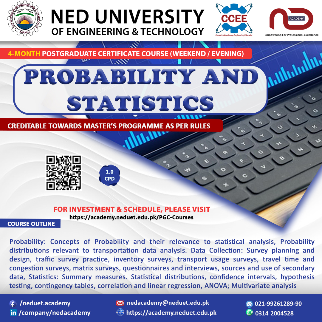 List of Courses | NED Academy - CCEE | CMPP